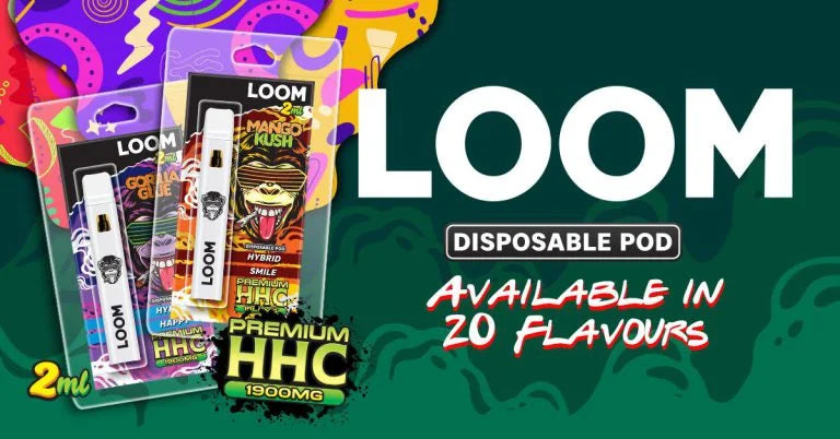 LOOM HHC 2ml Disposable Vape – TheGummyGorilla